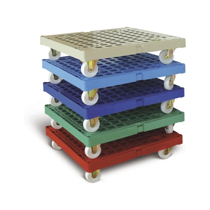 Rullecontainer 3 sider, Farvet Plastbund 724x815x1630mm ǀ EMBALLAGE