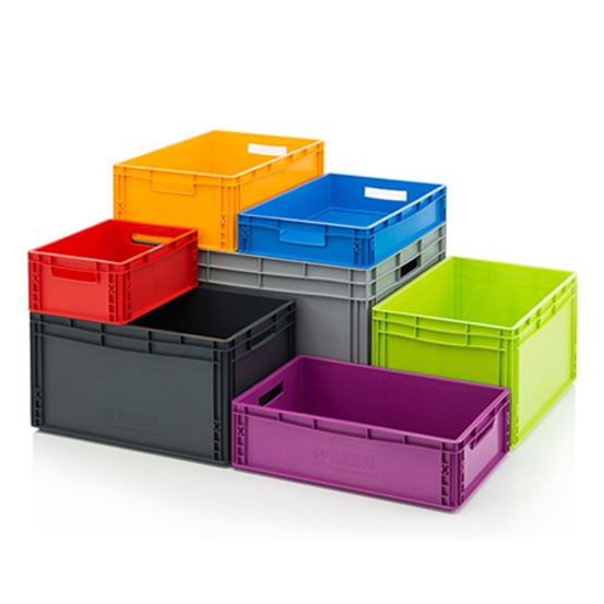 Plastkasser i flere farver og mål - Køb til skarp pris