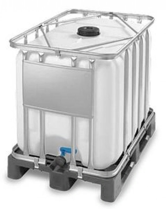 Brugt palletank 600 L på plastpalle | emballage-land.dk